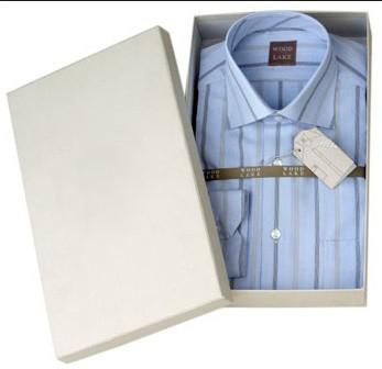 China White Color Corrugated Cardboard Box Packaging For Textile T-shirt for sale