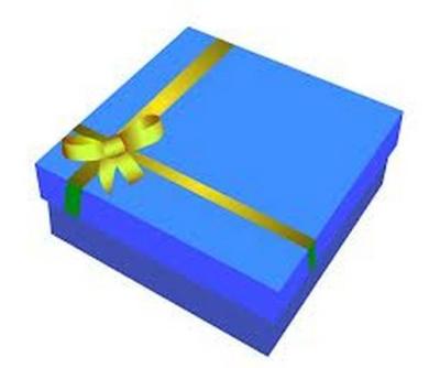 China OEM Design Blue Color Gift Box Packaging With Silk Ribbon Bow Tie for sale