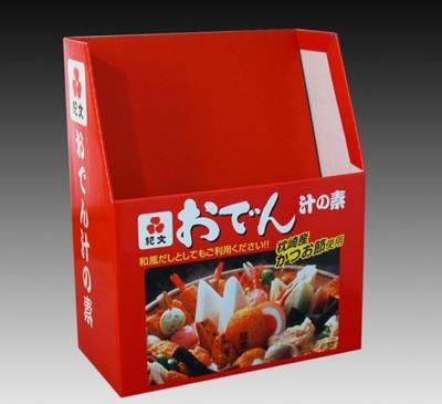 China Custom Printing Display Boxes For Food Advertising CMYK Printing OEM Design for sale