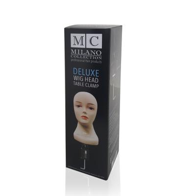 China Luxurious Gift Box Manufacture Black Color Cardboard Box Printing Packaging for the Hair Products for sale
