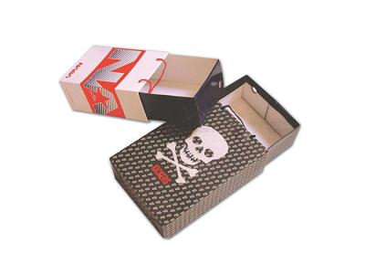 China F-Flute Corrugated Cardboard Paper Box , Slide Drawer Custom Printing Paper Box for sale