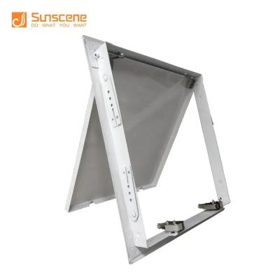 China Decorative Metal Access Door Fireproof White Powder Coated Flush Mounted for sale