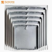 China Hospitals Square Fire Rated Steel Access Panel Cam Lock Drywall Ceiling Hole Cover for sale