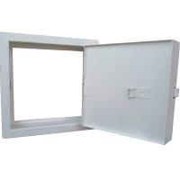 China Plumbing Fireproof Access Door Zinc Plated Steel Hinged with Hand Knobs for sale