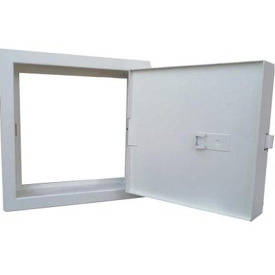 China Plumbing Fireproof Access Door Zinc Plated Steel Hinged with Hand Knobs for sale