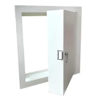 China Metal Duct Rectangular Tab Fire Rated Access Door for HVAC Inspection for sale