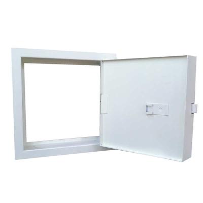 China Industrial Steel Duct Fire Rated Inspection Hatch White Powder Coating for sale