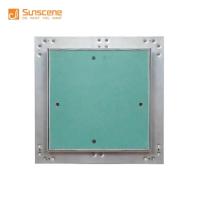 China Wall Ceiling Inspection Waterproof Access Panel Square With Gypsum Board 400mm 600mm for sale