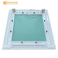 China Push Lock Gypsum Board Aluminum Drywall Ceiling Access Panel Moisture Proof 300x300 for sale