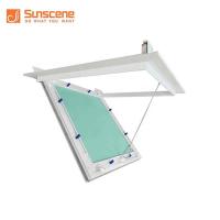 China Trap Door Gypsum Board Access Panel Plaster Flush Aluminum 60x60 Drywall Gypsum Ceiling Lock Open for sale
