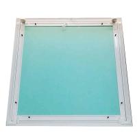 China Trap Door Gypsum Board Access Panel Plaster Flush Aluminum 60x60 Drywall Gypsum Ceiling Lock Open for sale