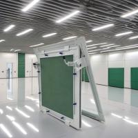 China Light Drywall Ceiling Access Hatch Aluminum Contrasted Color White Moisture Proof for sale