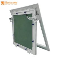 China Light Drywall Ceiling Access Hatch Aluminum Contrasted Color White Moisture Proof for sale
