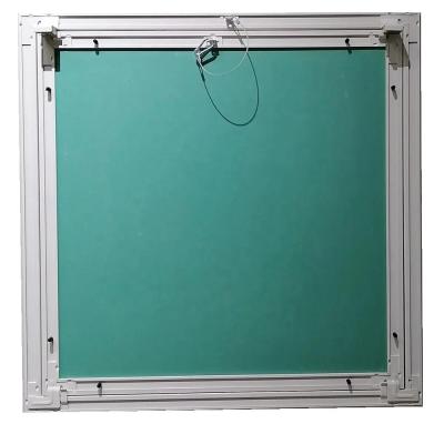China Square Gypsum Ceiling Access Panel Ceiling Aluminium Trap Door White Color Powder Coating for sale