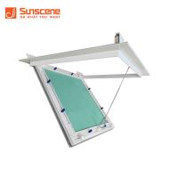 China Aluminum Alloy 6063 Plasterboard Ceiling Access Panel With Push Lock for sale