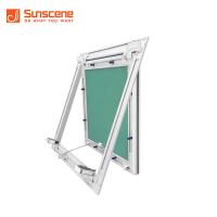 China Aluminum Alloy 6063 Plasterboard Ceiling Access Panel With Push Lock for sale