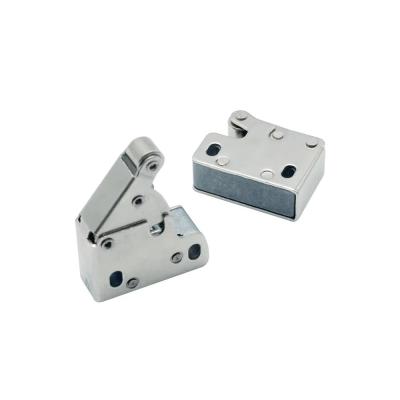 China Steel Mini Spring Push Open Lock Alloy Snap Latch Wall Mounted for sale