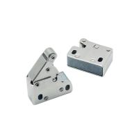 China Mini Spring Alloy Push Open Lock Snap Latch Zinc Plated For Inspection Door for sale