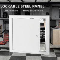 China Lockable Steel Access Panel Door for Workshop Ceiling Grid Installation 10mm Thickness Drywall Ceiling/Attic Use (24-24in) for sale