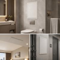 China Invisible Inspection Door Contemporary Design Galvanized Steel  Moisture-Proof Access Panel for sale