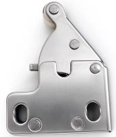 China Mini Spring Alloy Push Open Lock Snap Latch Zinc Plated For Inspection Door for sale