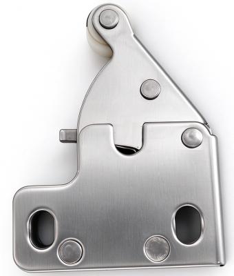 China Mini Spring Alloy Push Open Lock Snap Latch Zinc Plated For Inspection Door for sale