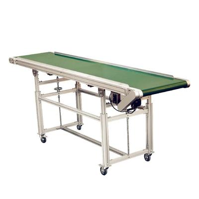 China OEM China Factory Price Heat Resistant Manual Roller Flat Around Flat Conveyor Belt For Machining Plate Conveying for sale