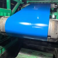 China Color Coated Steel Coil 20 Micron Top Coating 3-8 Ton Coil Weight Galvanized Base for sale