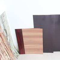 China Wood Grain Printing Color Coated Steel Coil ASTM A755 0.15-2.0mm Width 30-1250mm for sale