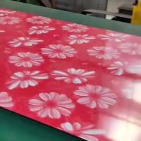 China Marble Pattern Color Coated Steel Coil Flower Design Printed Ppgi Coil for sale