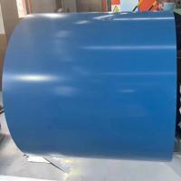 China PPGI Color Coated Steel Coil 5-7 Micron Back Coating Zinc Coated Paint for sale