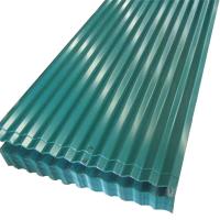 China Prepainted Corrugated Steel Sheet Wave Type 0.11-0.8mm Thickness 750-1500mm Width for sale