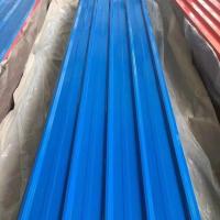 China Prepainted T Type Corrugated Roofing Sheet 0.15-0.8mm Thickness Zinc Coated Steel for sale