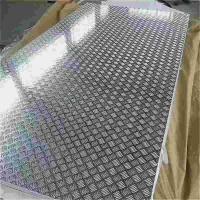 China 1xxx Series Checkered Embossed Aluminum Coil 1100 - 0.12-12mm Thickness, 800-2000mm Width, Non-Slip Surface for sale