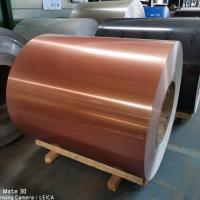 China 3 Series Alloy 20/5 Film Pre-Painted Aluminum Coil PE Coating - 20-25 Micron Front, 5+5 Micron Back for sale