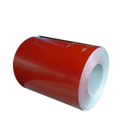 China 3003 H24 Red Pre-Painted Aluminum Coil for ACP - 0.2-5mm Thickness, 1800mm Width, PVDF Coated for sale