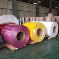 China Pre-Painted PVDF Aluminum Coil 3003 3105 Alloy for Roller Shutters Max Width 1800mm for sale