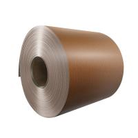 China 1.2mm Imitation Wood Roller Coated Aluminum Coil PE PVDF for Building Facade for sale
