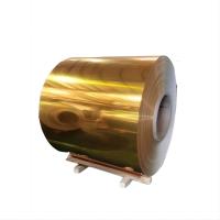 China Color Coated Mirror Finish Aluminum Coil 1100 3003 85% Reflectance Blue Gold for sale