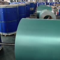 China 3003 Alloy Green Color Coated Aluminum Coil 0.20-5.0mm for Home Appliance for sale