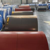 China 3003 Brick Red Aluminum Roofing Coil 0.5-1.2mm Corrugated Sheet Material for sale