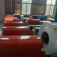 China 3003 Brick Red Aluminum Roofing Coil 0.5-1.2mm Corrugated Sheet Material for sale