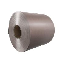 China Oak Wood Grain Prepainted Aluminum Coil 1100 3003 PVDF Coating 0.2-1.5mm for sale