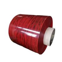 China Wood Grain Coated Aluminum Coil 1100 3003 5052 for Landscaping Outdoor for sale
