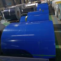 China 3000 Series 3003 High Brightness Blue Color Coated Aluminum Coil 0.2-1.5mm PE PVDF for sale