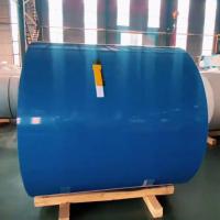 China 3000 Series 3003 High Brightness Blue Color Coated Aluminum Coil 0.2-1.5mm PE PVDF for sale