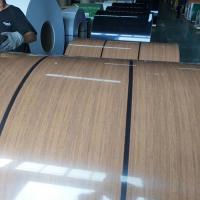 China AAMA 2605 AA3003 1000mm Width Wood Grain Kitchen Cabinet Aluminum Panel for sale