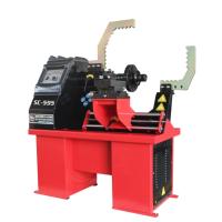 China SC-595 Rimming Repair Machine Alloy Wheel Straightening Equipment Hydraulic Pressure for sale