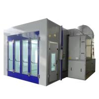 China Infrared Lamp Car Spray Booth with Steel Structure and Efficient Filter for sale