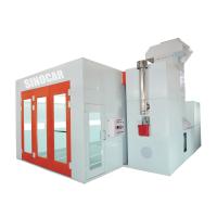 China Infrared Lamp Car Spray Booth with Steel Structure and Efficient Filter for sale
